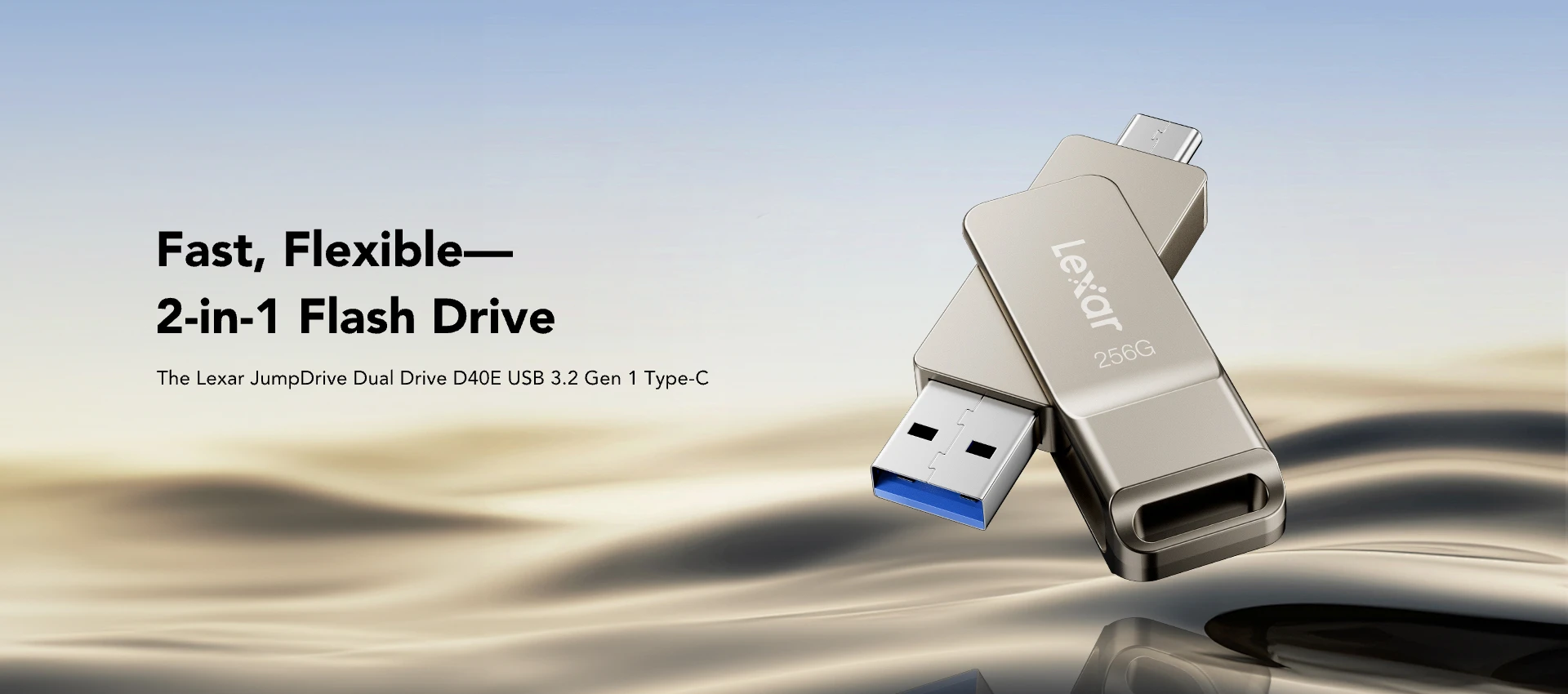 Lexar JumpDrive Dual Drive D40E USB 3.2 Gen 1 Type-C | Lexar Global